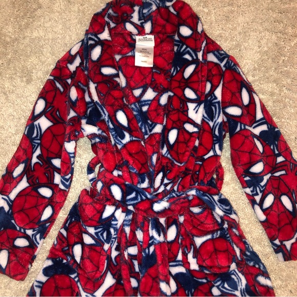 Marvel | Pajamas | Marvel Spider Man Fleece Robe Great Used Condition ...